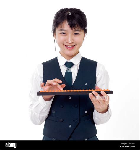 Woman Using Abacus Hi Res Stock Photography And Images Alamy