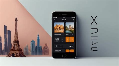 Mobile App Interface Design Showcase Premium AI Generated Image