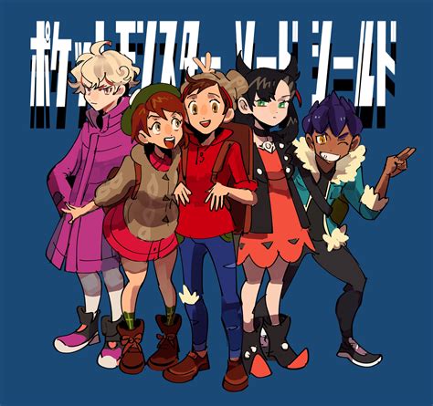 Marnie Gloria Hop Victor And Bede Pokemon And More Drawn By Kendy Revolocities Danbooru