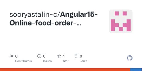 Github Sooryastalin C Angular Online Food Order Application