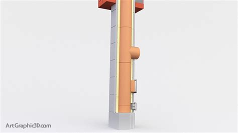 Chimney Diagram 3d Model Download