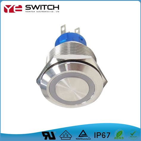 25 Mm Industrial Machine Metal Push Button Switch Push Button Switch Metal 10mm 25mm Industrial