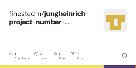 Github Finestedmjungheinrich Project Number Generator