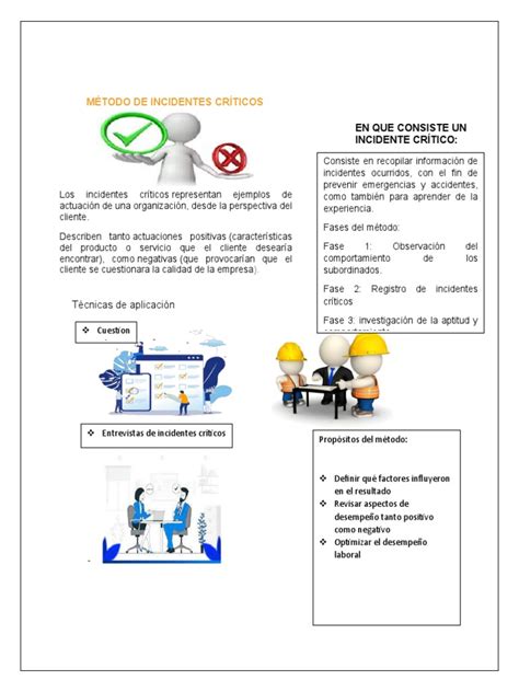 Método De Incidentes Críticos En Evaluación Pdf