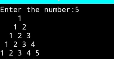 Codeforhunger C Program To Print Diamond Number Pattern