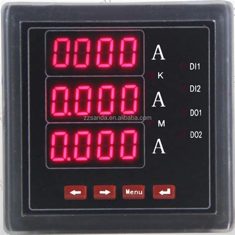 Ac Dc 3 Phase Electric Current Logger Ammeter Ampere Meter With Modbus Protocol Buy Ampere