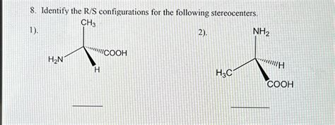 Solved Identify The RS Configurations For The Following Chegg Com