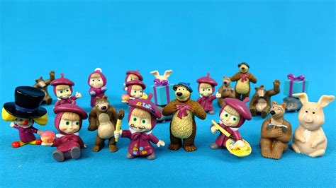 Masha And The Bear Full Hd 20 Surprise Eggs New Toys Collection