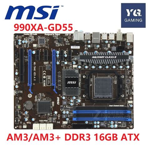 Msi 990fxa Gd55 Original Motherboard 990 Socket Am3am3 Ddr3 16gb Atx