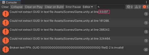 「could Not Extract Guid」や「broken Text Pptr Guid」とエラーが出る場合の対処法