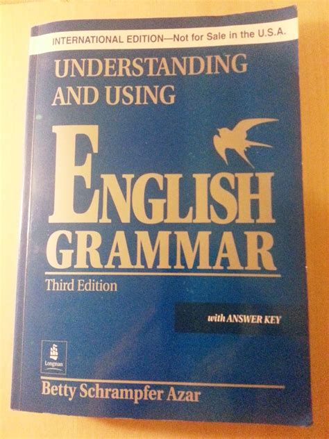 Understanding And Using English Grammar With Answer Key Blue International Version Azar