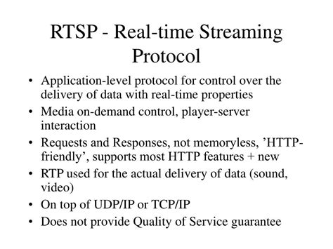 PPT Streaming RTP RTSP ITEM feb Leif Arne Rønningen PowerPoint Presentation ID