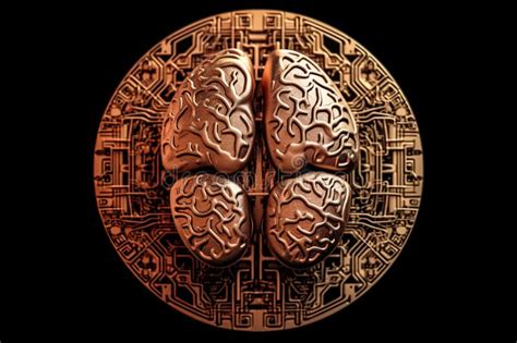 Artificial Intelligence Computer Processor Human Brain As A Robot Ai Generative Stock