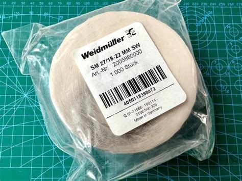 Lot 1000pcs Weidmuller Polyester Markers Switch Labels 27mm