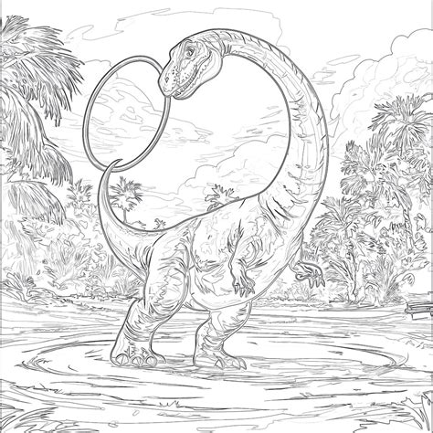 Diplodocus Coloring Page Coloring Pages Mimi Panda