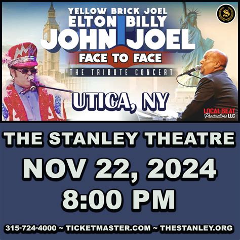 Yellow Brick Joel The Face To Face Tribute The Stanley Theatre