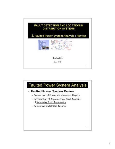 Pdf Fault Detection And Location In Distribution Systems · Pdf Filefault Detection And