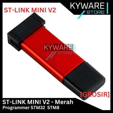 jual diskon st link mini v2 programmer stm32 stm8 usb downloader stlink