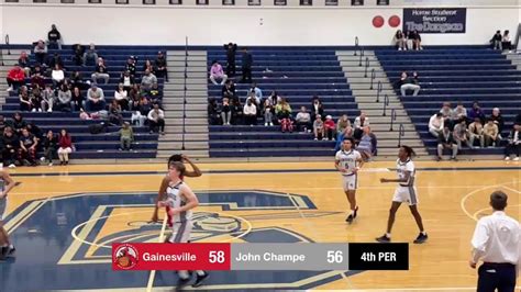 Gainesville High Vs John Champe High Youtube