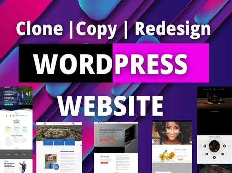 A Responsive Clone Copy And Redesign The WordPress Website Upwork