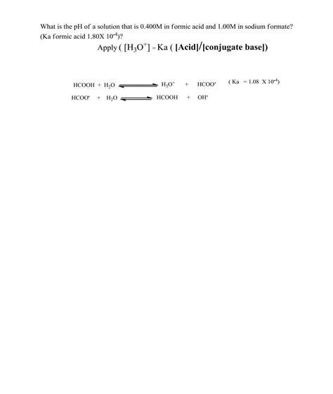 Formic Acid Conjugate Base Structure
