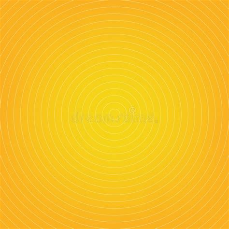 Abstract Circle Yellow Orange Radial Gradient Background Vector Illustration Design Template