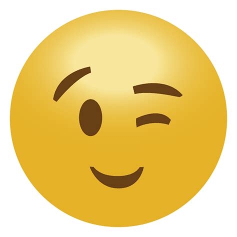 Winking Emoji Drawing Yellow Smiley Face