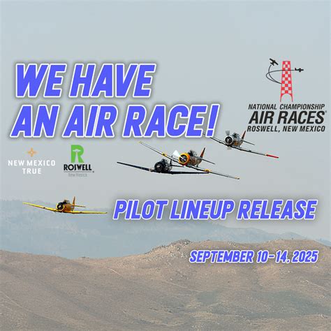 National Championship Air Races Take Off For Roswell Nm In 2025
