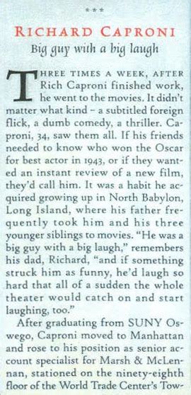 Richard Michael Caproni Voices Center For Resilience