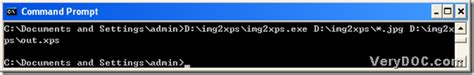 How To Batch Convert Image To Xps Via Command Line Verydoc Knowledge Base