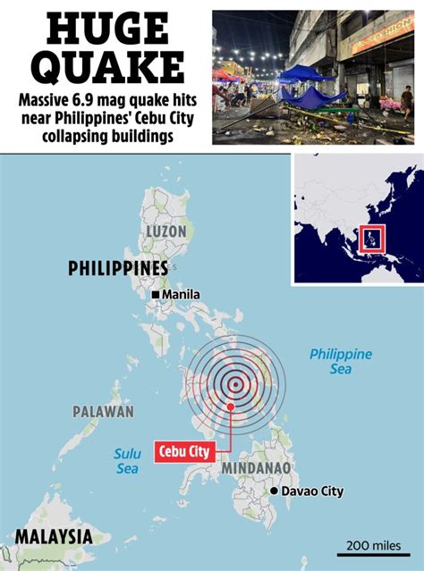 At Least 69 Dead After 69 Mag Earthquake Rocks Philippines As Rescuers