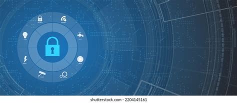 Internet Digital Security Technology Concept Business Stock Vector