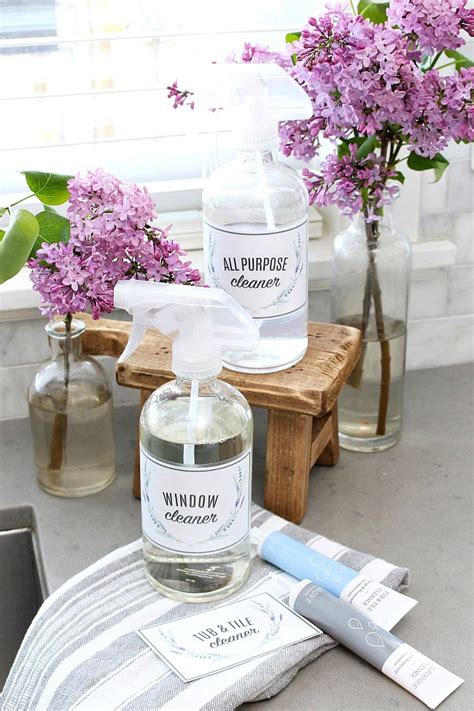 Free Printable Cleaning Labels Clean And Scentsible