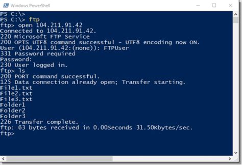 install and configure an ftp server with powershell 4sysops