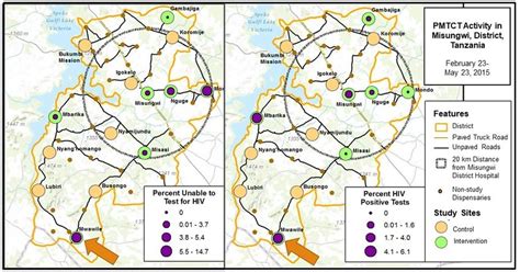 Maps Demonstrating Testing Access And HIV Incidence At Tanzania Health Download Scientific