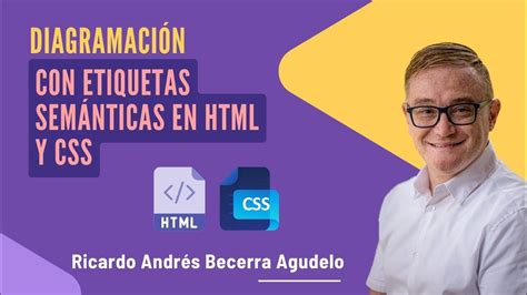 Diagramación Con Etiquetas Semánticas En Html Youtube