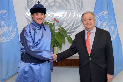 Монгол Улсаас НҮБ ын дэргэд суух Байнгын төлөөлөгч В Энхболд итгэмжлэх захидлаа гардууллаа News Mn