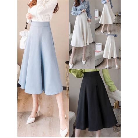 กระโปรงยาว6ชิ้นมีขอบ Ss 3xl Shopee Thailand