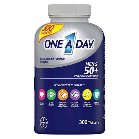 One A Day Mens 50 Healthy Advantage Multivitamin 300 Tablets
