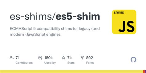 github es shims es5 shim ecmascript 5 compatibility shims for legacy