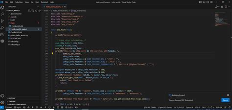 开发环境搭建 ESP vscode 化学自动化