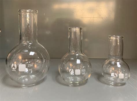 100 Ml Flat Bottom Boiling Flask Glass Klm Bio Scientific