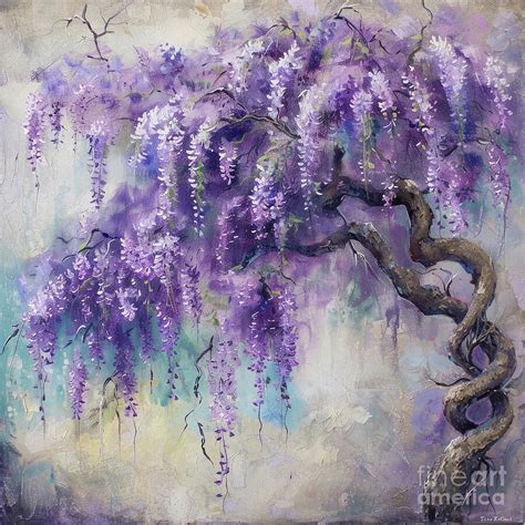 Wisteria Tree Beautiful Paintings Beautiful Paintings Of Natures