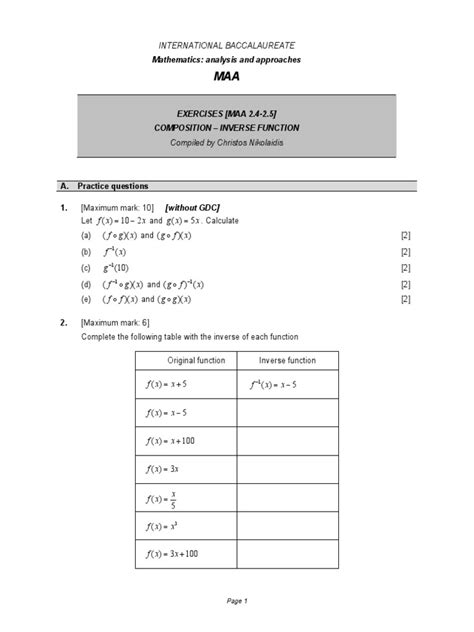 maa 2 4 2 5 composition inverse function eco pdf function mathematics maxima and