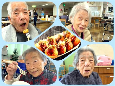 おやつレクたこ焼き開催のご報告 育和会介護老人保健施設ひまわり