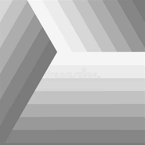 Abstract Gray Gradient Hexagon Background Stock Vector Illustration