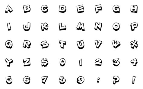 Download Sprite Font Zoink Fat Font Alphabet Royalty Free Stock Illustration Image Pixabay