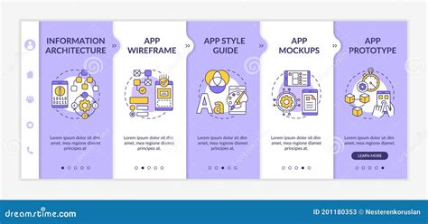 UI And UX Design Steps Onboarding Vector Template Stock Vector Illustration Of Resources