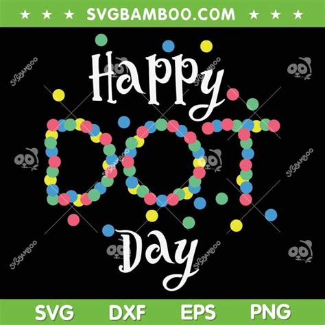 Happy Dot Day Svg Png