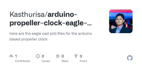 Github Kasthurisaarduino Propeller Clock Eagle Cad Pcbfiles Here Are The Eagle Cad Pcb Files